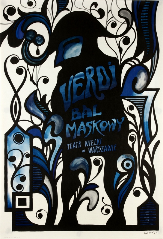 The Mask Ball . Lenica Jan . Music Poster, Italian Opera . year 1976 ...