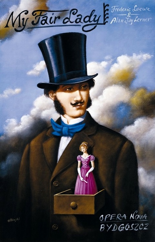 My Fair Lady . Olbinski Rafal . Music Poster, Opera . year 2008 ... My Fair Lady . Olbinski Rafal . Music Poster, Opera . year 2008 ...